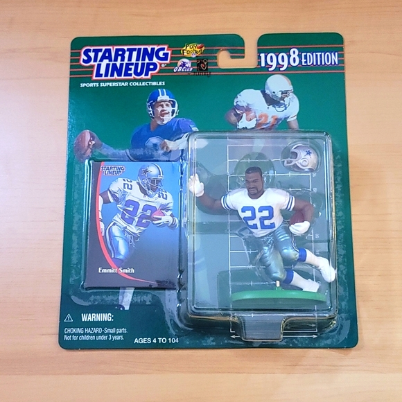 Starting Lineup | Toys | Nfl Emmitt Smitt Starting Lineup 998 Edition ...